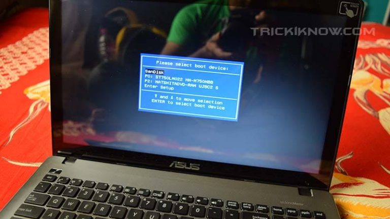 How to Boot Asus Laptop From USB | install Windows 10 on F550